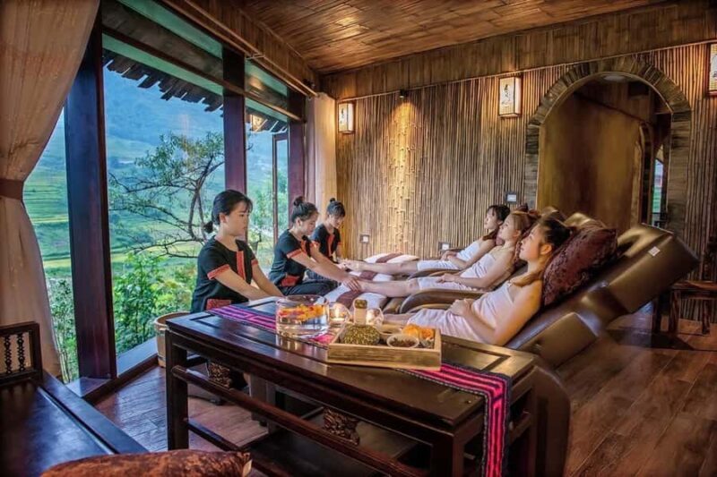 Muong Hoa Valley, Ta Van Village No-Trek Eco Tour, Spa, Cafe - Relaxing at Lá Dao Spa and the Secret Cafe