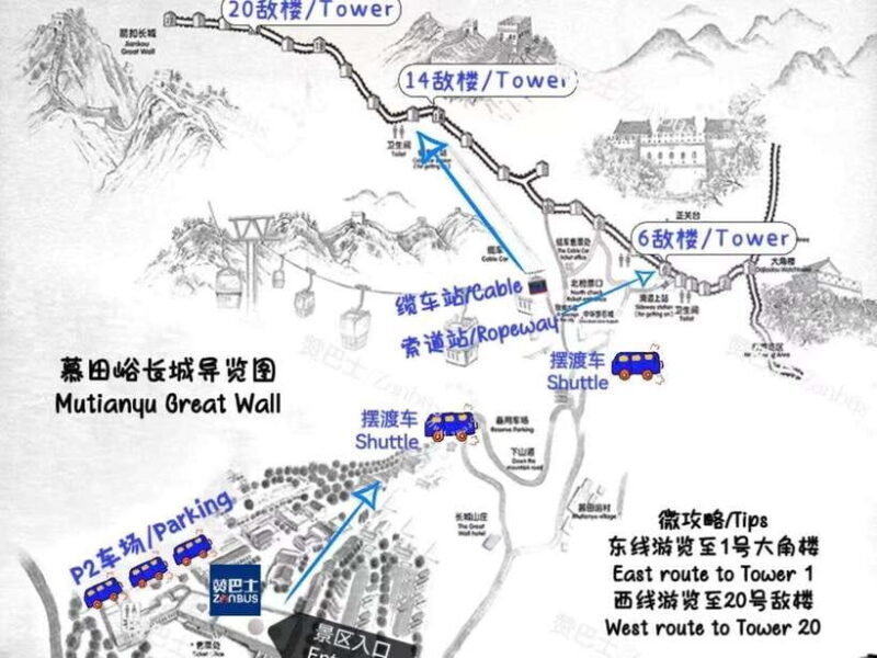 Mutianyu Great Wall Bus, Departure 8/9/10am, Return 3/4/5pm - What Makes Mutianyu a Great Choice