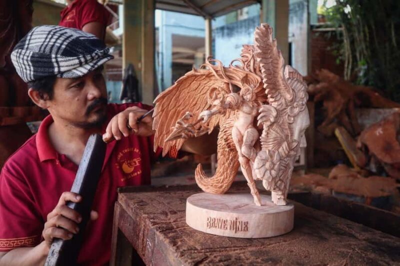 My Son Sanctuary: Wood Carving Workshop & Transfer to Hoi An - Key Points