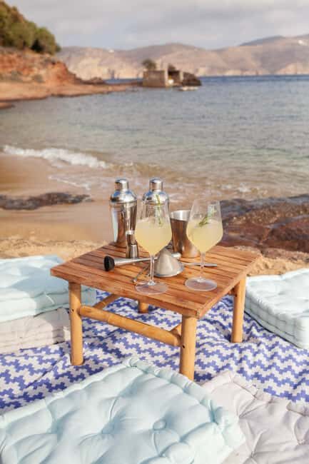 Mykonos: Cocktail Making Class on a Secluded Beach - The Itinerary and Location