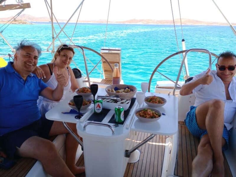 Mykonos: Delos and Rhenia Cruise with Swim and Greek Meal - Practical Tips for Booking