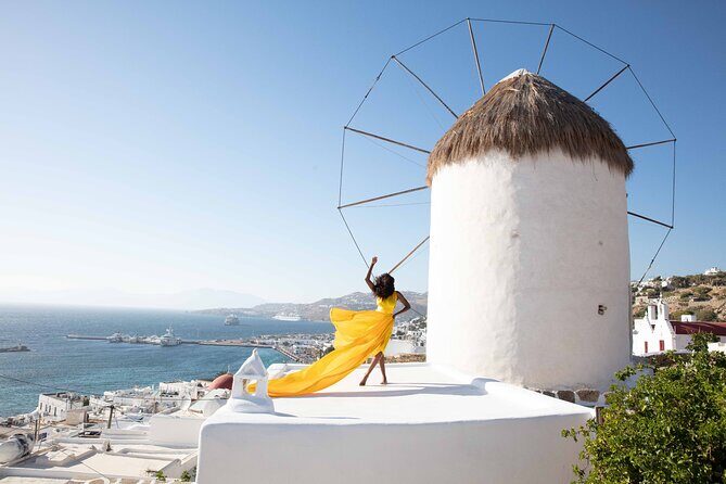 Mykonos Flying Dress High End Professional Photographer - An In-Depth Look at Your Mykonos Photo Experience