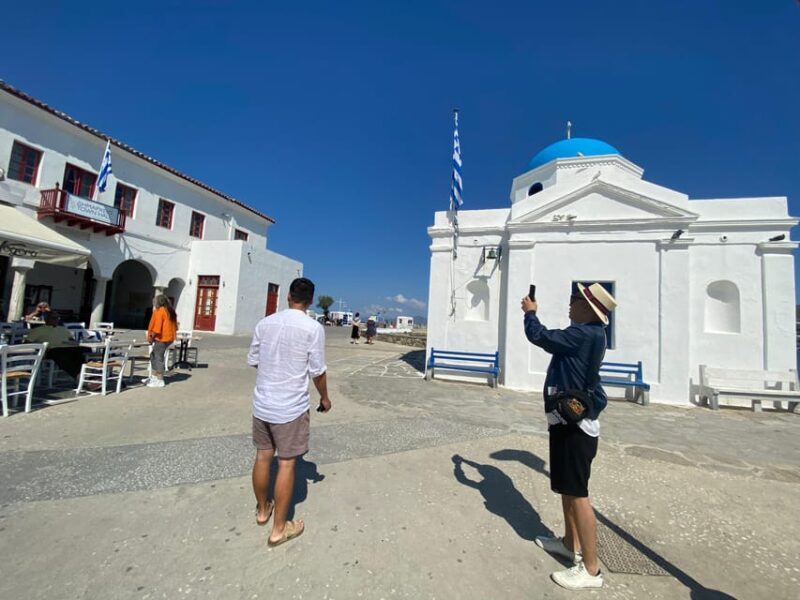 Mykonos: Old Town Private Treasure Hunt & Tour w/ Food Stops - Key Points