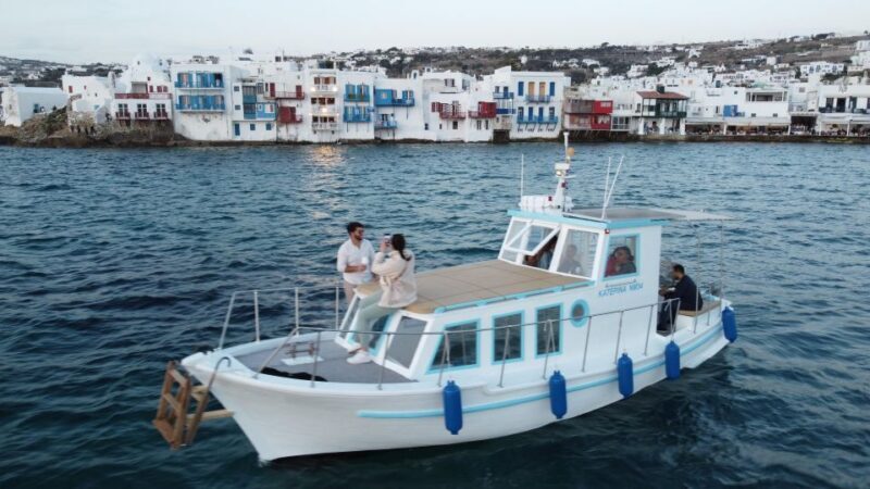Mykonos: private half-day cruise south beaches of Mykonos - Key Points