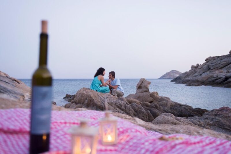 Mykonos' Romantic Bike Tour with private Picnic at the Beach - Key Points