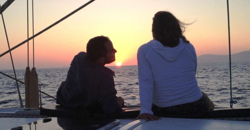 Mykonos: Sunset Sail Cruise to Rhenia, Beach Hopping, Dinner - FAQs