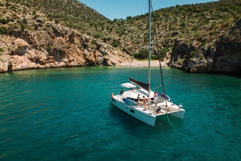 Nafplio: Catamaran Cruise with Meal and Drinks - Key Points