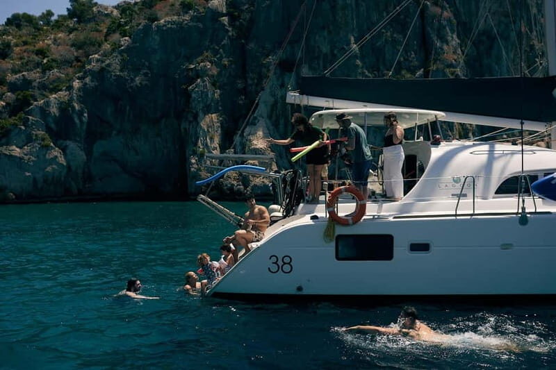 Nafplio: Catamaran Cruise with Meal and Drinks - The Value of a Small-Group Experience