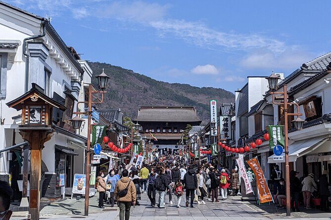 Nagano Zenkoji Temple Town Walking Tour and Oyaki Tasting - FAQs