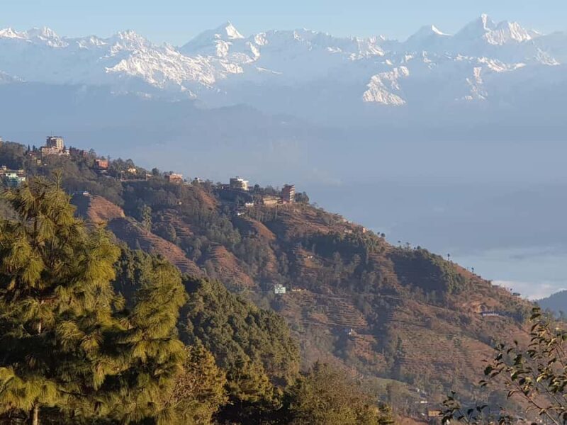 Nagarkot Sunrise and Sunset Tour from Kathmandu - Sunset at Nagarkot View Tower