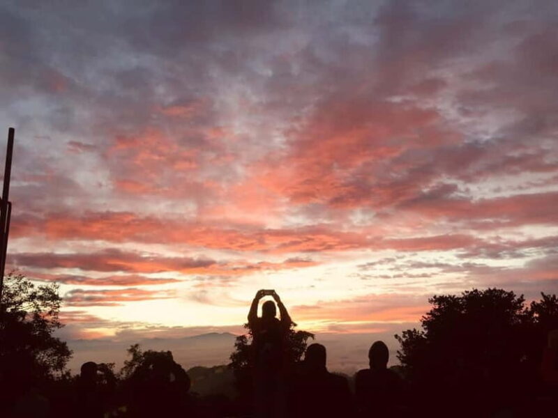 Nagarkot Sunrise and Sunset Tour from Kathmandu - The Sunset from Nagarkot View Tower