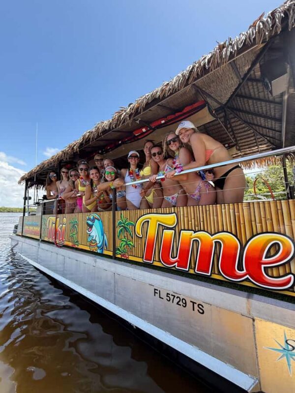 Naples: Bachelorette & Birthday Tiki Boat Tour with BYOB - Starting Point and Overall Atmosphere