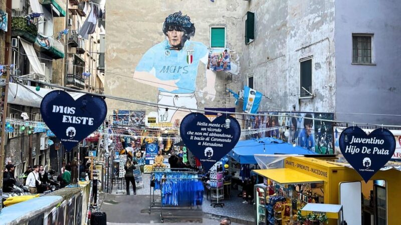 Naples: discover Via Toledo amid history and tradition - From Holy Week Rituals to Soccer Fame: Largo Maradona
