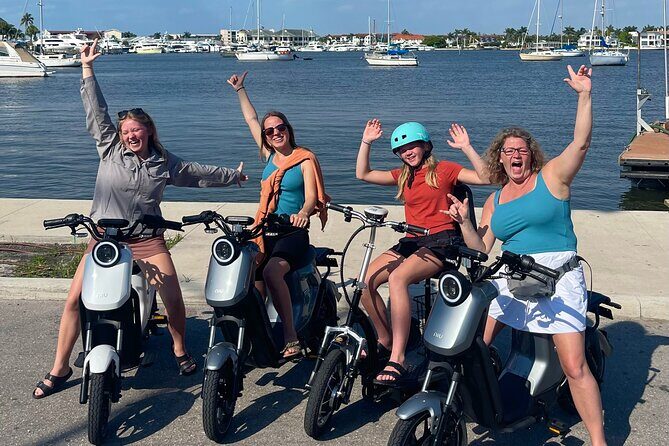 Naples Florida Electric Moped Tour - Family Fun - Easy to Ride - Key Points: