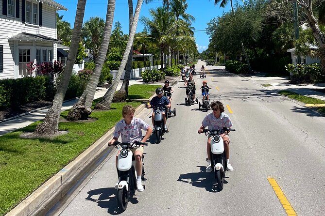 Naples Florida Electric Moped Tour - Family Fun - Easy to Ride - Discovering Naples on Electric Mopeds