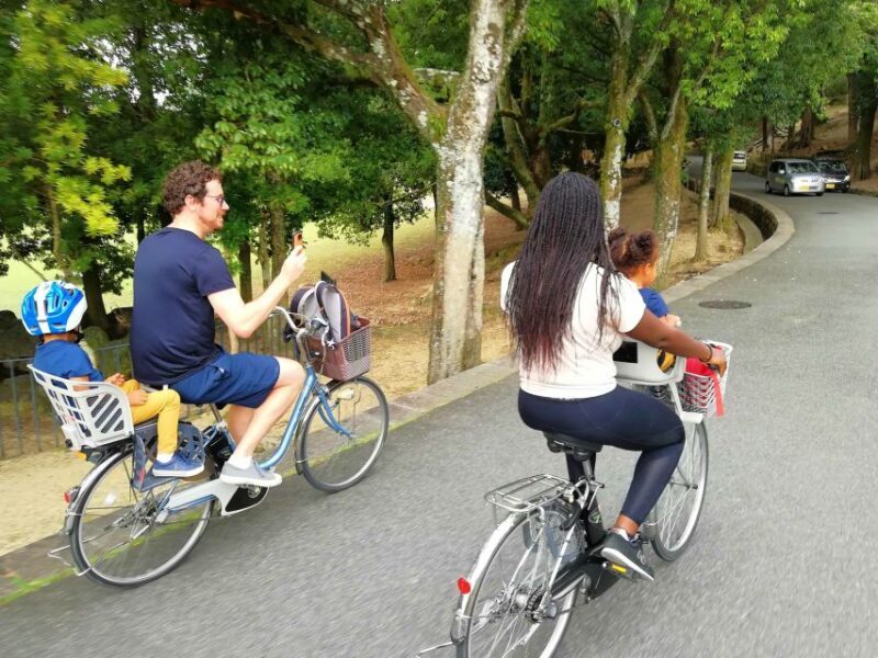 Nara: Nara Park Private Family Bike Tour with Lunch - What’s Included and What to Keep in Mind