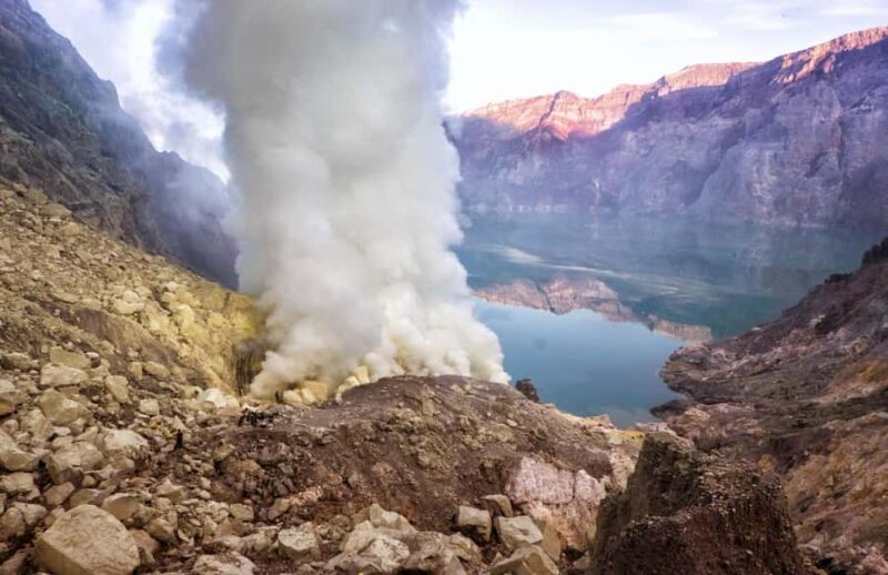 Natural Wonders at Ijen Crater: Adventure Climbing - Sunrise Over the Acid Lake