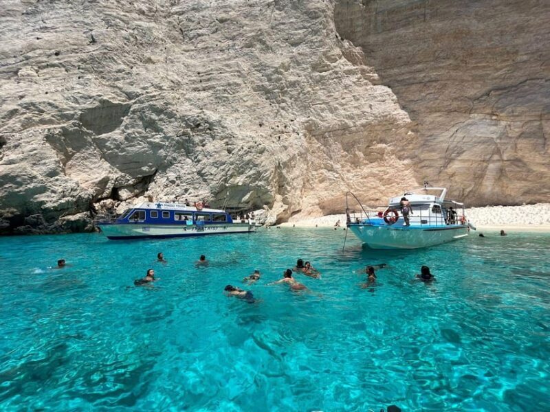 Navagio bay White Beach West Coast Porto Vromi Anafonitria - Introduction: The Essentials of the Porto Vromi Navagio Bay & Caves Boat Tour