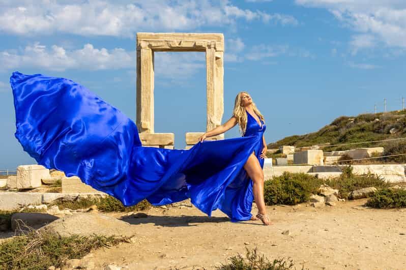 Naxos Flying Dress Photo Shooting - Overview of the Experience