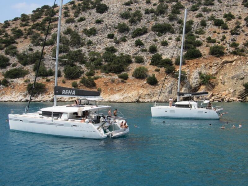 Naxos: Luxury Catamaran Day Trip with Lunch and Drinks - Setting Out on the Water