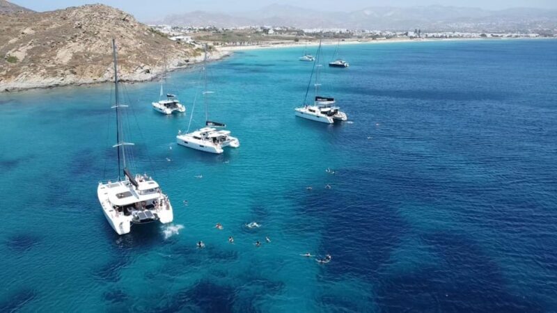 Naxos: Private Sunset Catamaran Cruise with Dinner - Starting Out: Easy and Convenient