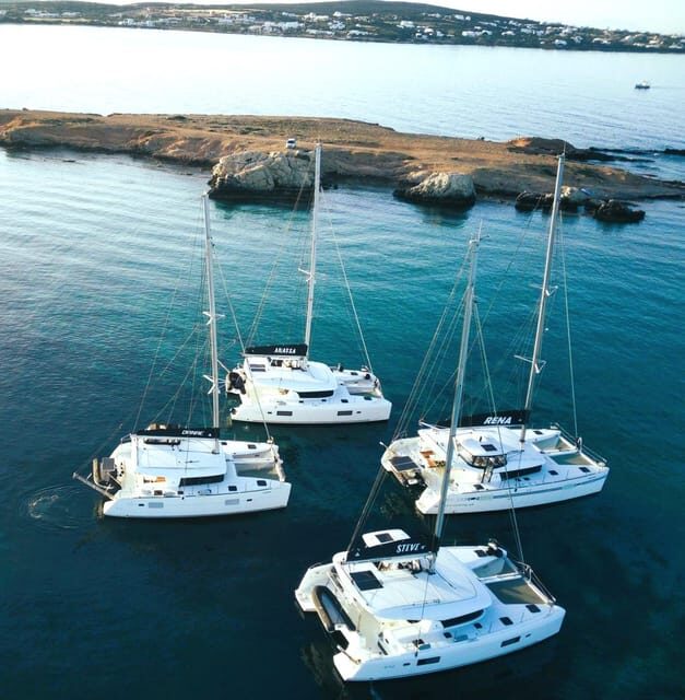 Naxos: Private Sunset Catamaran Cruise with Dinner - Dining on the Water: A Greek Feast