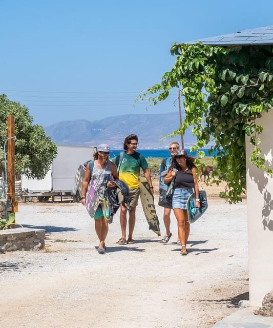 Naxos: Wingfoilling Lessons by Amouditis Kite Center - An Introduction to Wingfoiling in the Cyclades