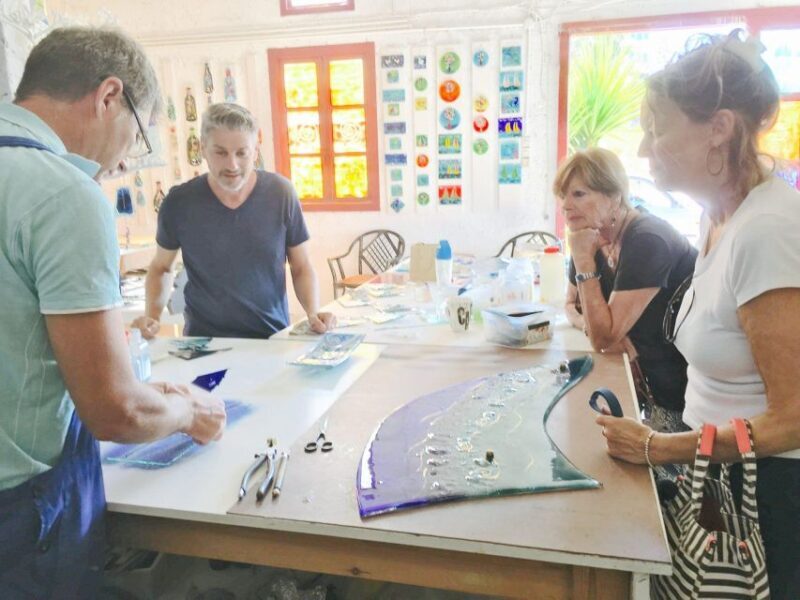 Naxos: Workshop Fusing Glass in Galanado - A Creative Escape in the Heart of Naxos