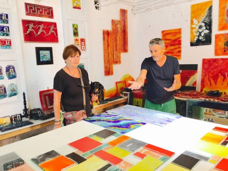 Naxos: Workshop Fusing Glass in Galanado - Value of the Experience and Cost