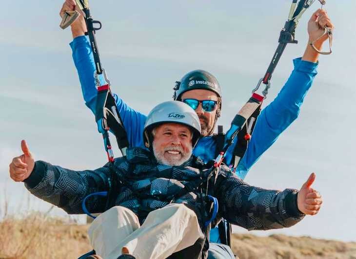 Nazare: Paragliding tandem flight - An Honest Look at the Paragliding Experience
