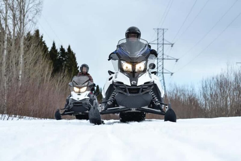 Near Tadoussac: Mont Valin and Saguenay Fjord Mini Snowmobile Raid - Key Points