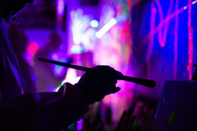 NEON Starry Night Sip and Paint Experience - A Deep Dive into the Neon Starry Night Experience