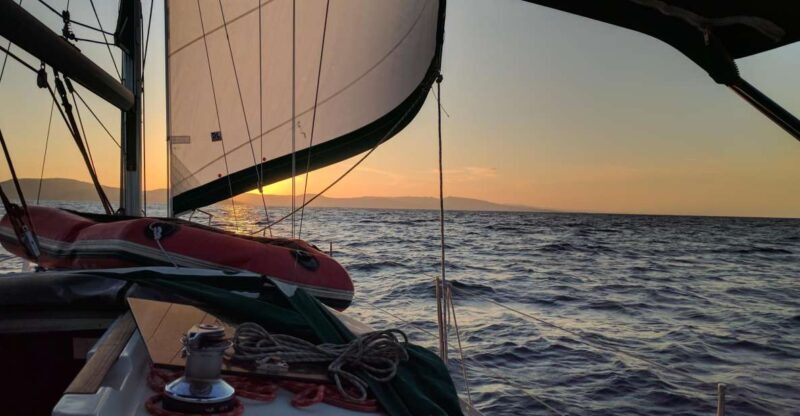 Neos Marmaras: Sunset West Sithonia Islets Sailboat Tour - Key Points