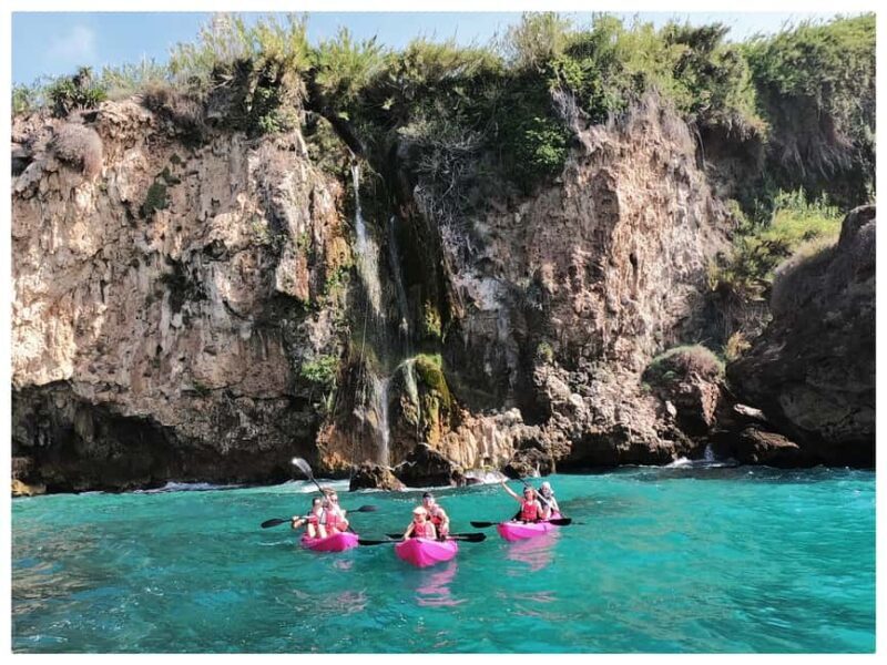 Nerja: Guided Kayak Tour on the Cliffs of Maro-Cerro Gordo - Key Points