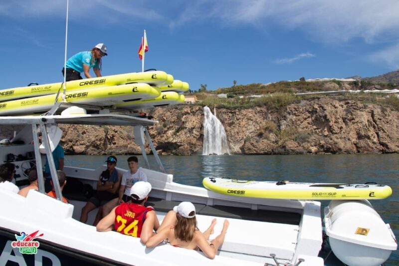 Nerja: Maro Waterfall Boat Trip with Paddleboarding & Drink - The Itinerary: What to Expect from Start to Finish