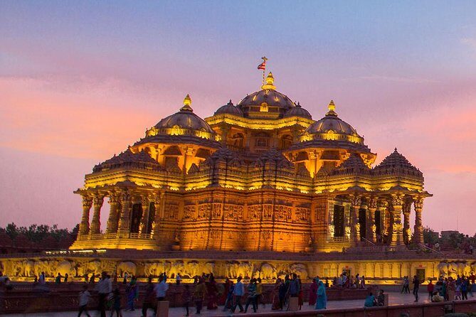 New Delhi: Akshardham temple with musical light and fountain Show - Authentic Experience & Value