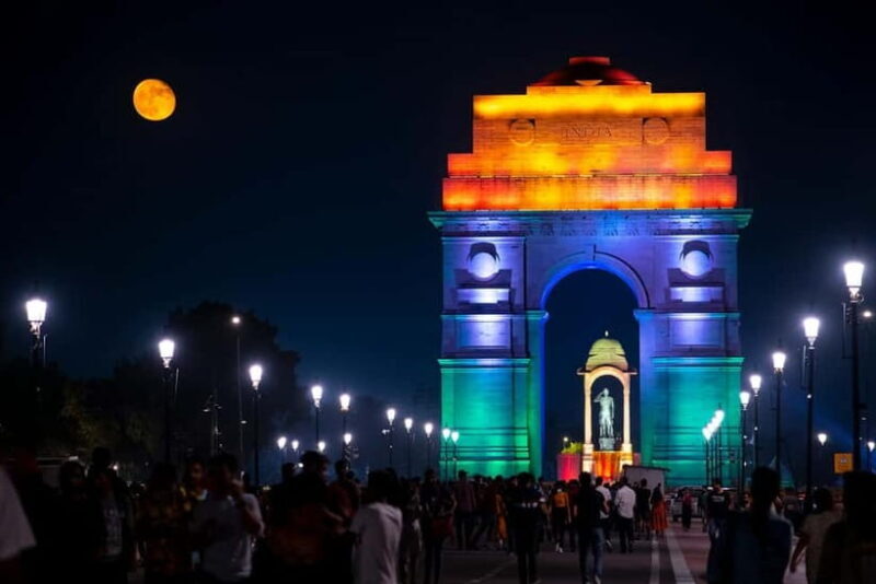 New Delhi : Night View of Delhi Tour - 4 Hrs - Key Points