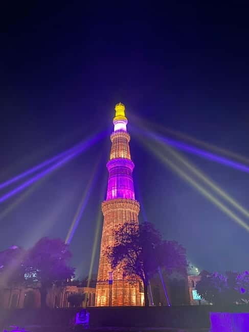 New Delhi: Qutub Minar Light & Sound Show Tour - Key Points