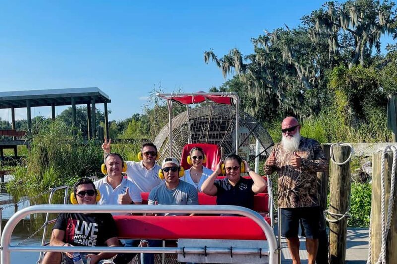 New Orleans: Airboat Swamp Adventure with Transportation - Key Points