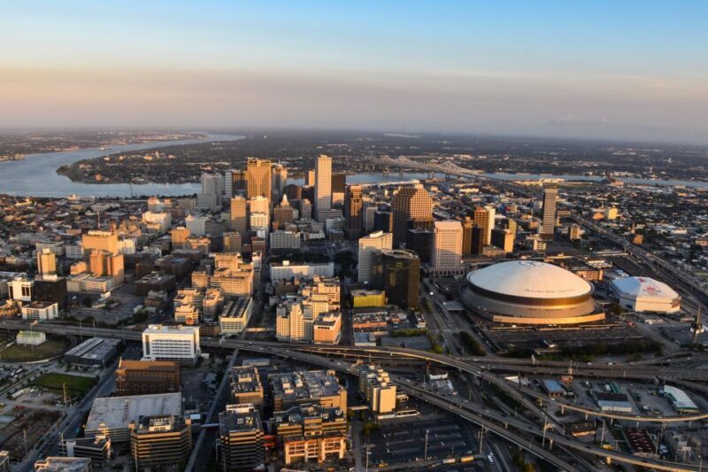 New Orleans: Daytime City Helicopter Tour - The Helicopter Ride: 8-20 Minutes of Pure Scenic Delight