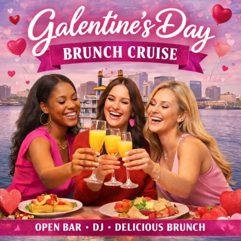 New Orleans: Galentine's Day Brunch Cruise with DJ - Key Points