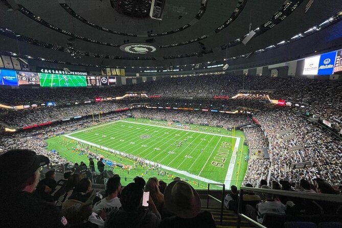 New Orleans Saints Football Game at Caesars Superdome - A Close Look at the New Orleans Saints Football Experience at Caesars Superdome