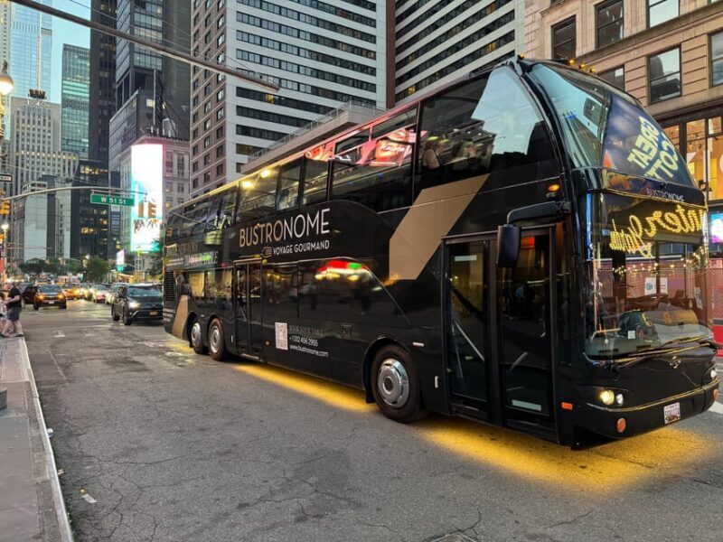 New York City: Bustronome Gourmet Lunch Tour on a Luxury Bus - An In-Depth Look at the Experience