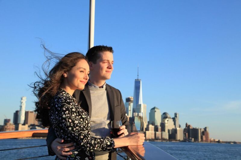 New York City Champagne, Cheese, Caviar & Sightseeing Cruise - Key Points