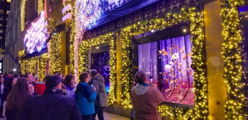 New York City: Holiday Lights Extravaganza Walking Tour - Key Points