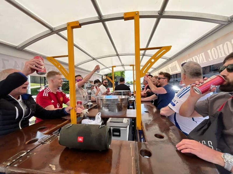 Newcastle: Beer Bike Tour with Music and Drinks - Key Points