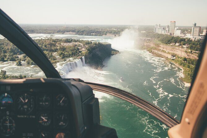 NF USA - Luxury Helicopter Tour with Maid of the Mist & Lunch - The Helicopter Ride: A 12-Minute Flight Over the Falls