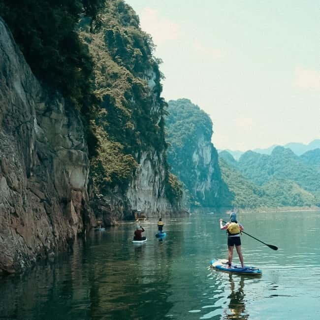 Ngoi Hoa Bay & Dragon Eyed Lake: SUP & Swim Adventure Tour - Key Points