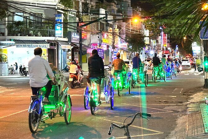 Nha Trang After Dark by Cyclo - Traditional Cyclo Ride: A Moving Introduction to the City