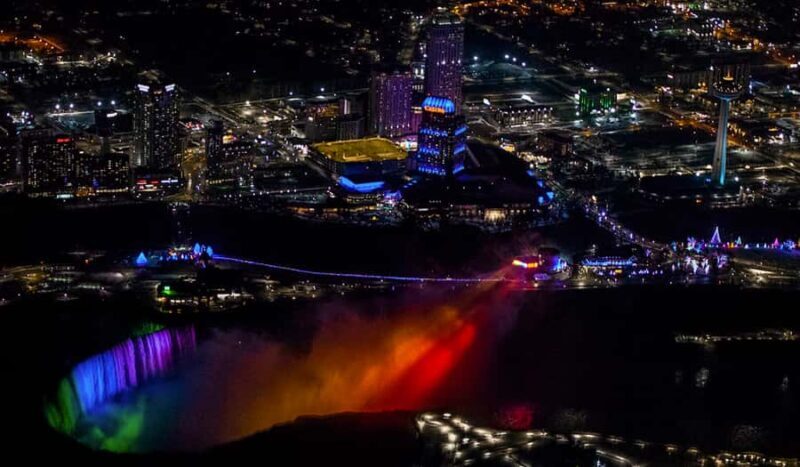 Niagara Falls, Canada: Nights & Lights Helicopter Experience - Key Points